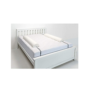 Regalo Double Sided Extra Long Toddler Bed Rail Bumper Foam Safety Guard for Bed, Bonus Kit, Includes Waterproof Cover and Reinforced Anchor Safety System, White