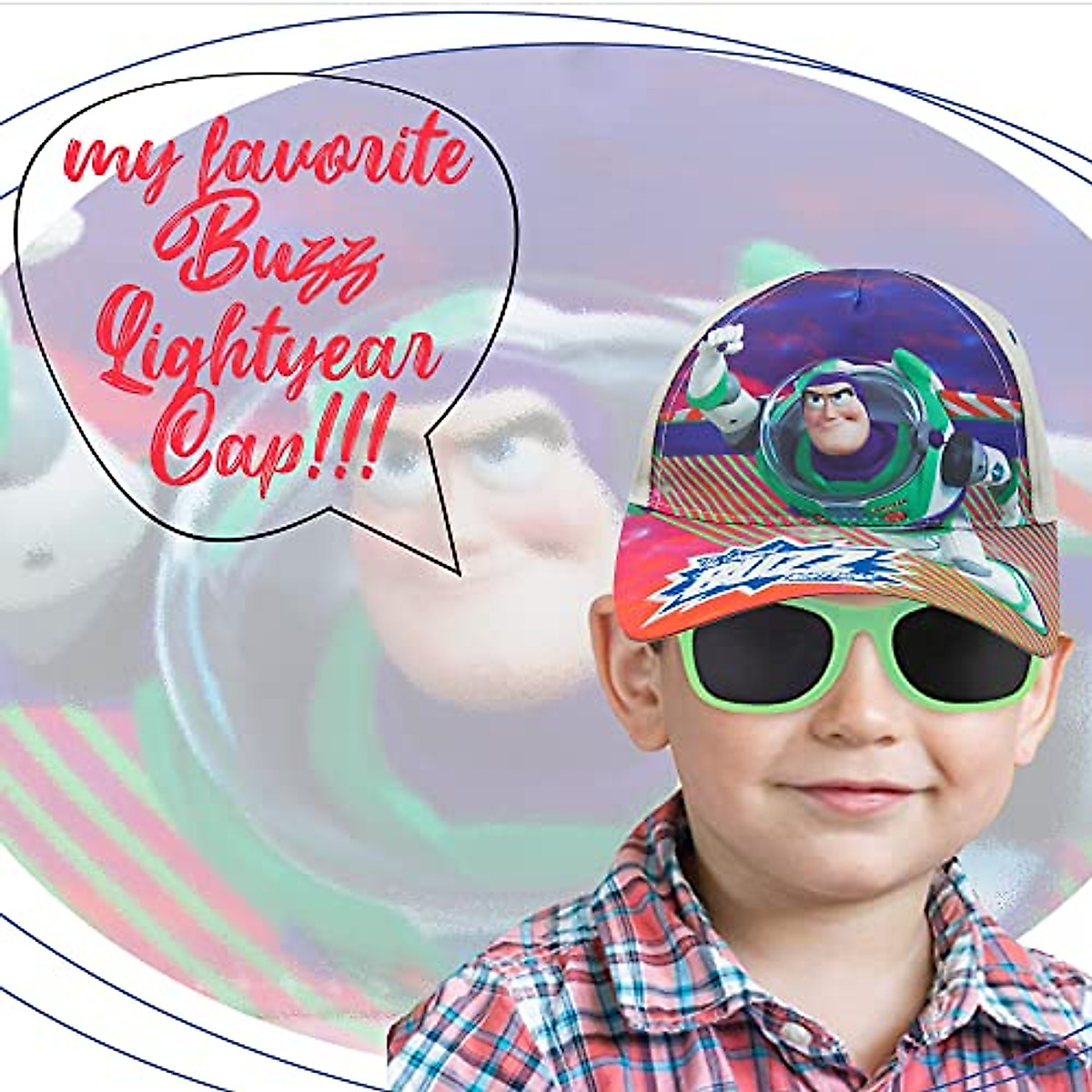 Disney Boys Toy Story 4 Buzz Lightyear Baseball Cap - Age 4-7 Grey