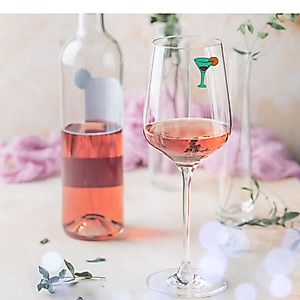 Simply Charmed Cinco de Mayo Party Supplies - Magnetic Wine Glass Charms for Margaritas, Wine Glasses and More