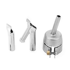 Speed Welding Nozzles Tips, Plastic Welding Nozzle PVC Welding Tip for Vinyl PVC Plastic Hot Air Air Torch Gun Round Shape Welder Titanium Alloy 5mm