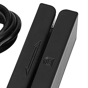 Ejoyous Magnetic Stripe Credit Card, USB 3 Tracks Hi Co Credit Card Reader Swiper Magstripe Swipe Card MSR90 for Point of Sale (POS), Access Control, ID Verify