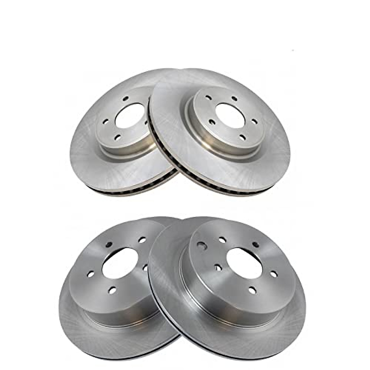 XAUJGRA Brake Rotor Kit Front & Rear Set of 4 Fits 2527674453