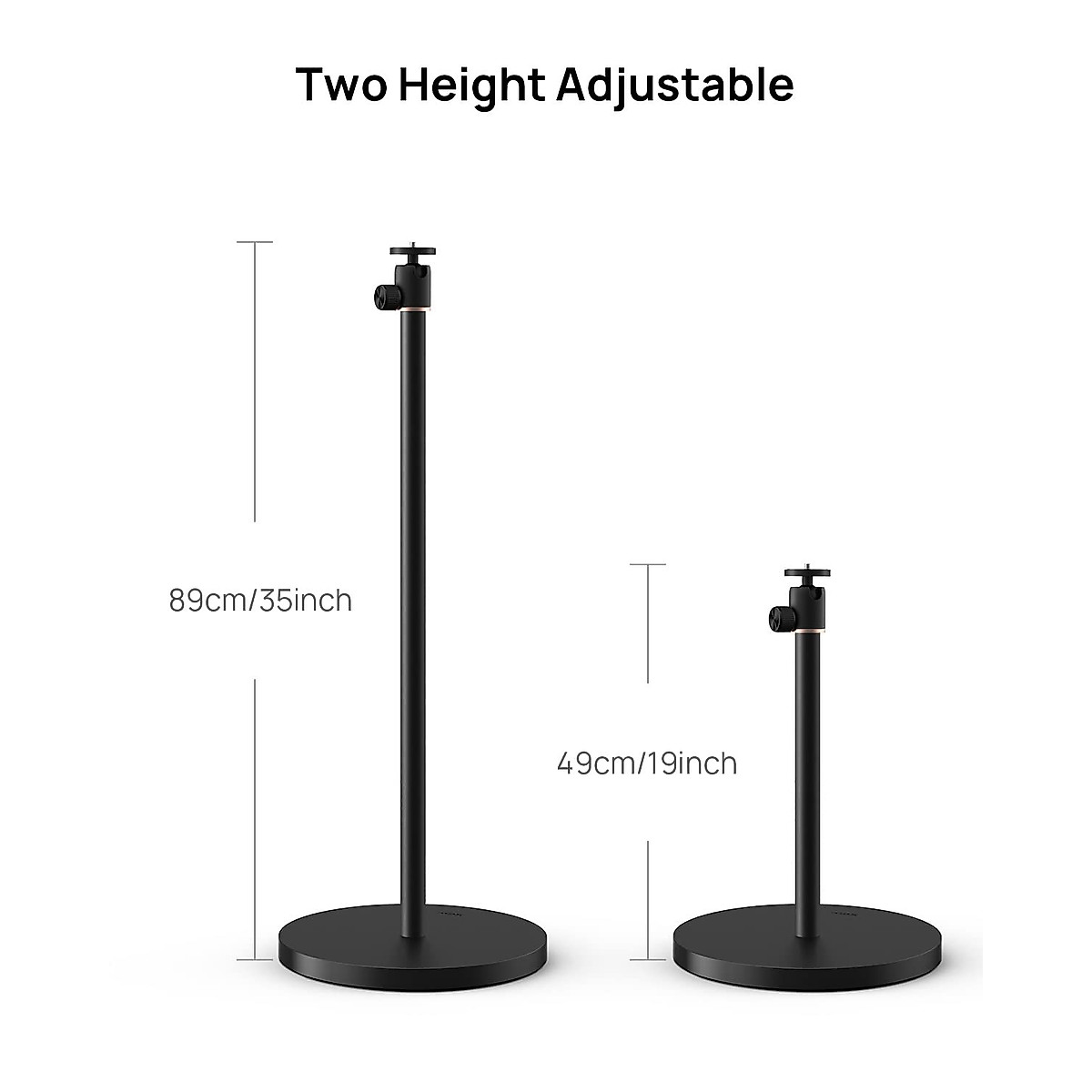 XGIMI Projector Floor Stand, Projector Tripod Support Horizon/Horizon Pro/Halo/Halo Plus/MoGo Pro/MoGo Pro Plus/Elfin, Not for HORIZON Ulta, 360° Free Rotation, 19 or 35 inches Height Adjustable