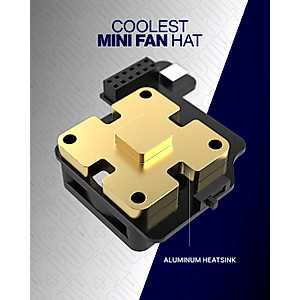 Argon Poly+ Case | Raspberry Pi 4 Plastic Case with PWM controllable Fan and Heatsink | Removable Top