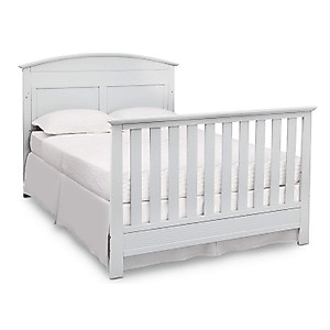 CC KITS Full-Size Conversion Kit Bed Rails for Serta Aberdeen, Adelaide, Ashland, Banbury, Barrett, Bethpage, Fairmont, Fall River, Fernwood & Mid-Century Modern Lifestyle 4-in-1 Cribs (Bianca White)