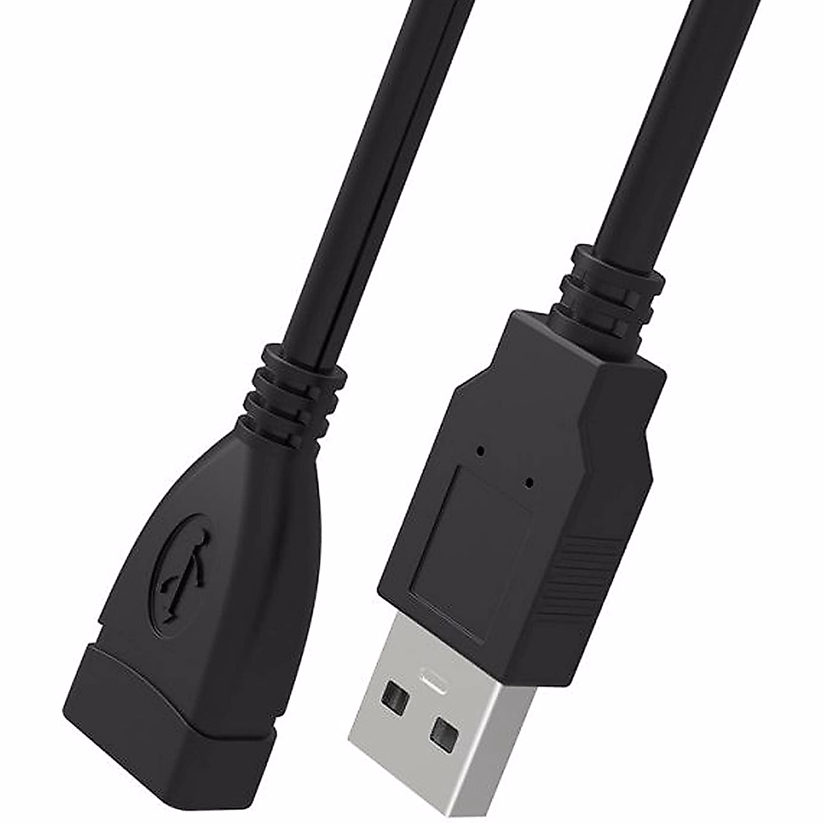 3.3 FT USB Male to Female Extension Charger Cable for JLab Go Ai/Pop/Sport, JLab Epic Air ANC/Sport ANC, JLab JBuds Air/Sport/Executive/Play Gaming/ANC Wireless Bluetooth Earbuds Charging Case Adapter