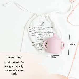 Silicone Sippy Cup, Toddler Training Cup with Handles, Leak-Proof & Safe Lid, Baby Learning Open Cup 5 Ounces (DUSTY BLUE)