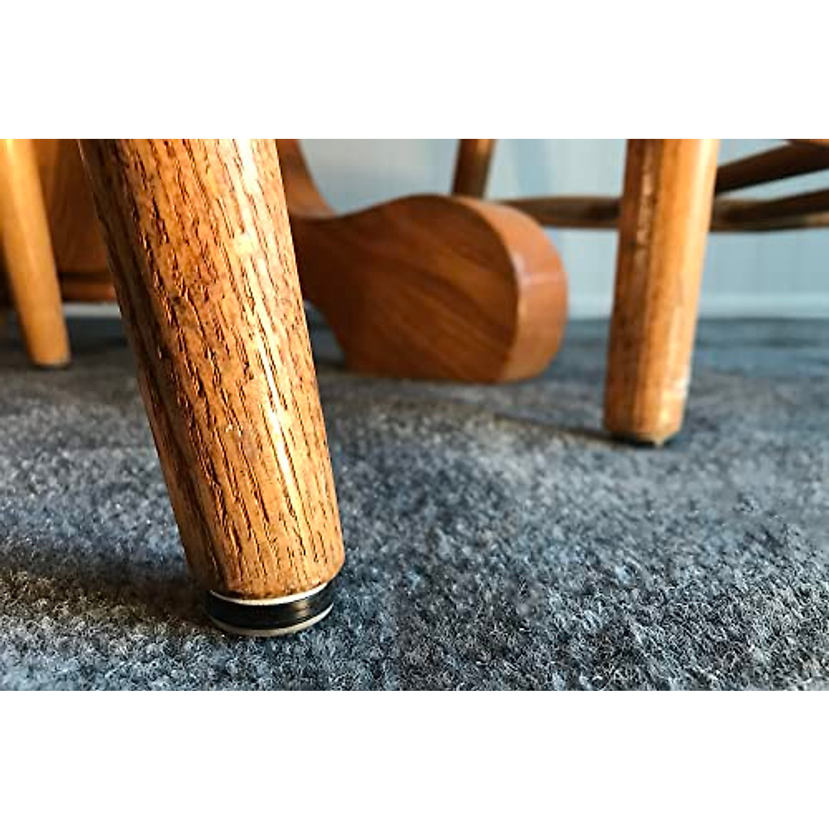 Shepherd Hardware 9471 1-Inch and 1-1/2-Inch Round, Adhesive Slide Glide Furniture Sliders, 20-Count,Tan