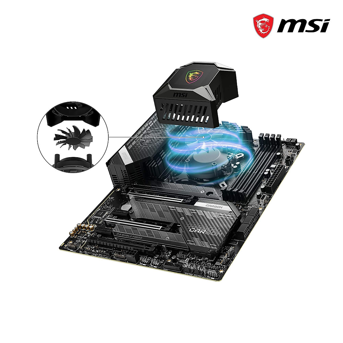 MSI MPG CORELIQUID K240 CPU Liquid Cooler-LCD Pump with 60mm Fan,2 x 120mm ARGB TORX Fan 4.0,Evaporation-Proof Tubing,GI Cooling and Mystic Light Software-AMD and Intel Socket Compatible