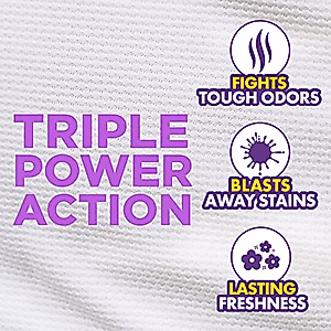 Arm & Hammer Plus OxiClean Odor Blasters Fresh Burst, 128 Loads Liquid Laundry Detergent, 166.5 Fl oz