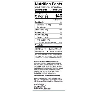 Power Up Premium Trail Mix - High Energy Trail Mix 14oz, Gluten Free, Vegan, Non-GMO