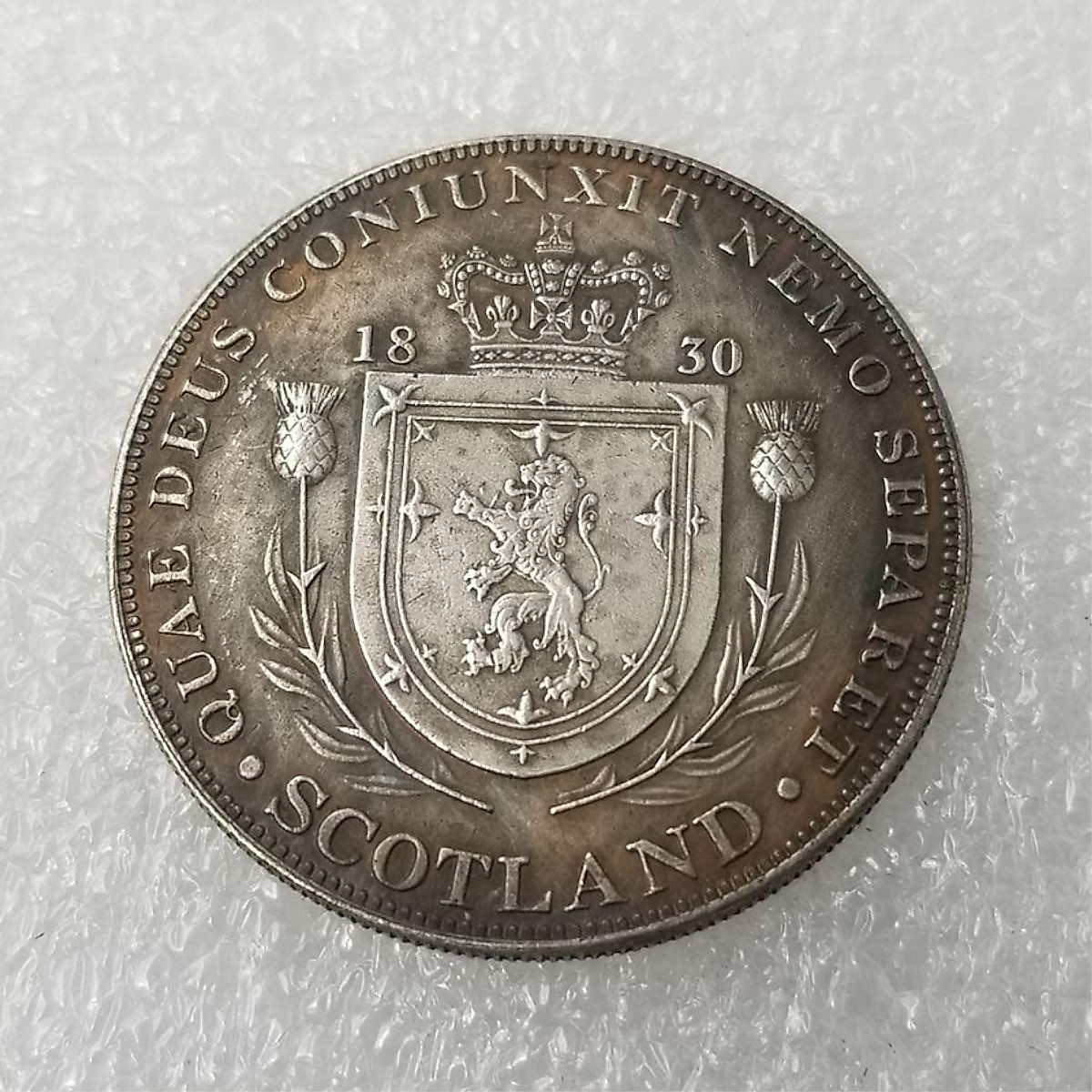 Kocreat Copy 1830 Crown William IV Scottish Shield UK Coin-Replica Great Britain Silver Dollar Pence Gold Coin Royal Souvenir Coin