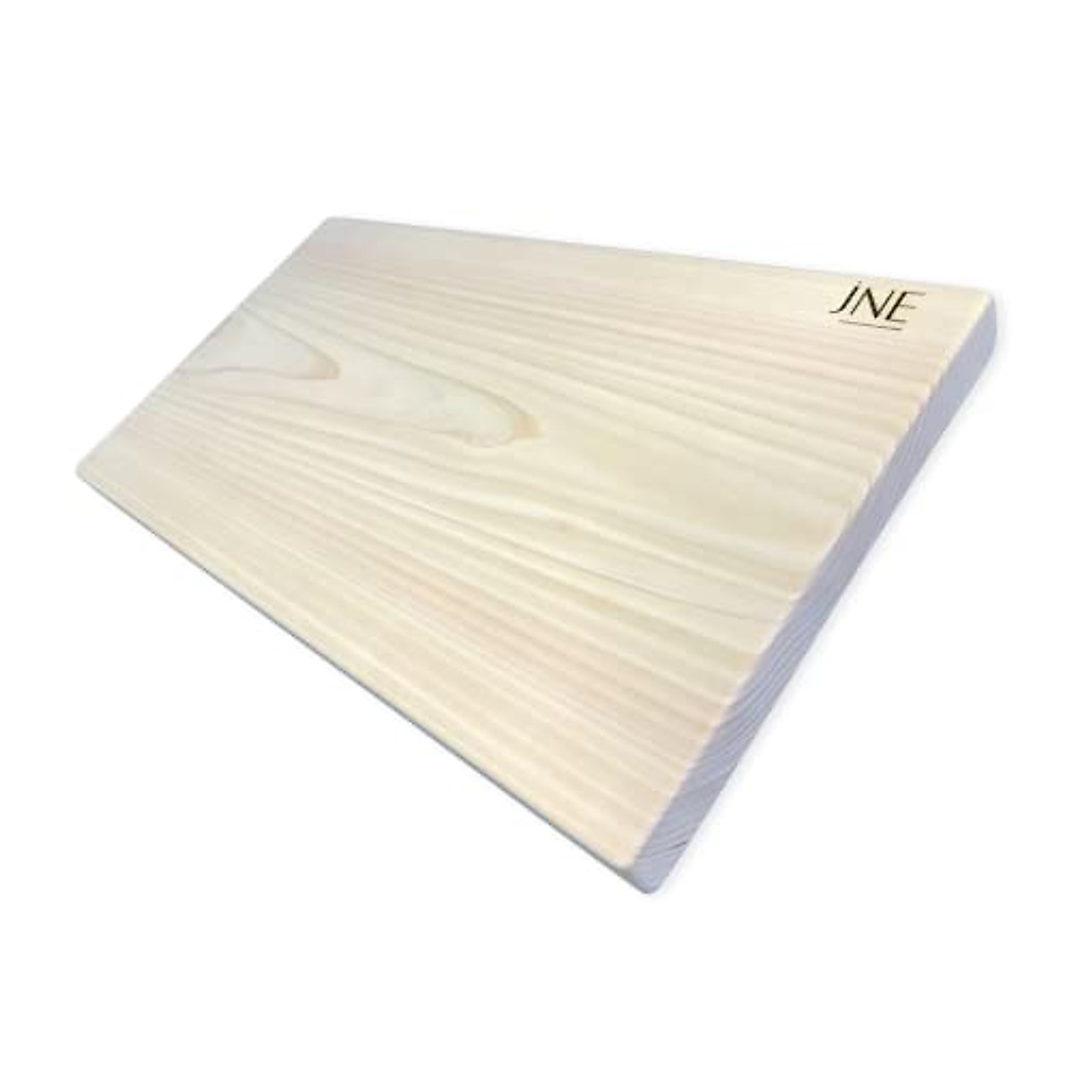 JNE Hinoki Cypress Wood Cutting Board, Chopping Board, Butcher Board, Serving Board, Solid Single Piece, No Joint, No Glue (17.3L x 9.5W x 1.2H inch)