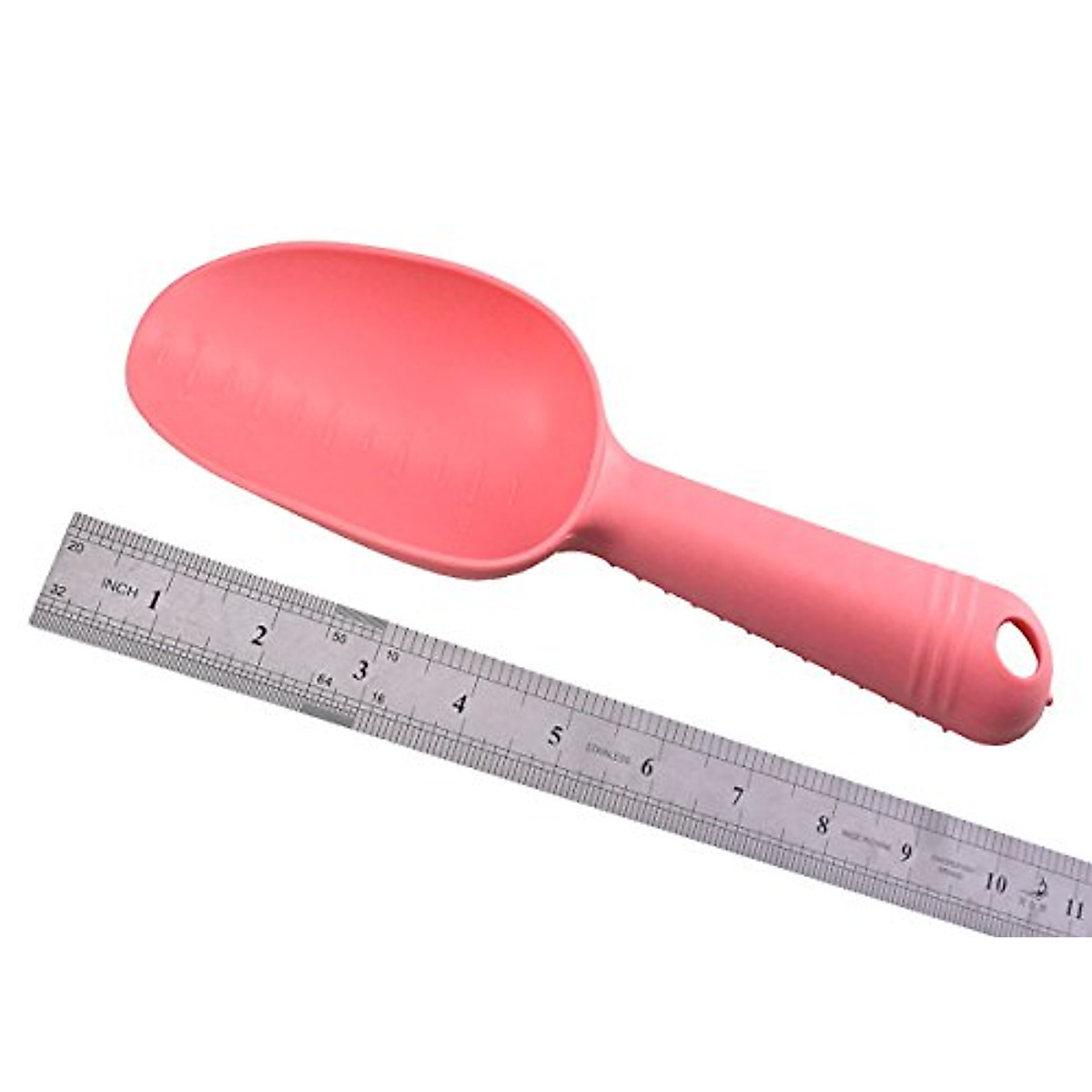 Annymall Composite Muti-Functional Scoop, 2 Piece Plastic Homegrown Gardening Tool Flowerpot Shovel Scoop, Pet's Food Scoop, Beach Sand Shovel 10‘’
