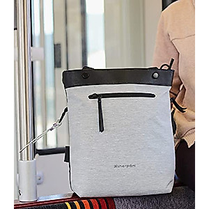 Sherpani Geo, Anti Theft Medium Crossbody Bag, Tote Bag, Travel Bag, Shoulder Bag, Purses for Women (Sterling)