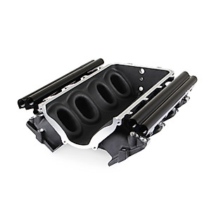 Holley 300-603BK: Base Intake Manifold & Fuel Rails, Ls1 Lo-Ram, Black