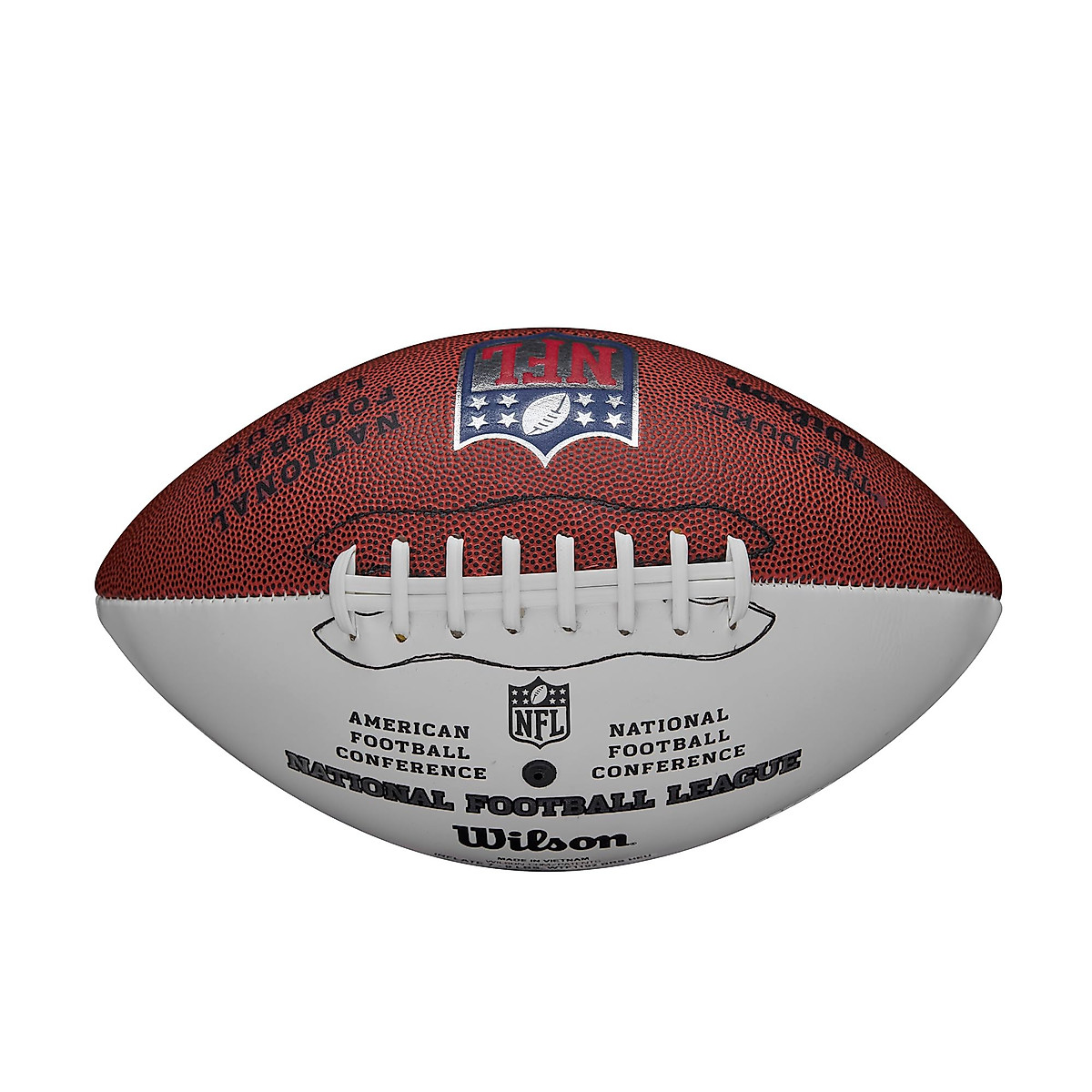 WILSON New NFL Autograph Football - Official Size, Brown