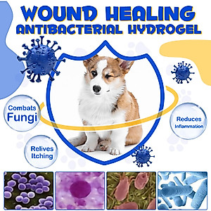 Dog Wound Care Spray - Wound Aid Treatment for Dogs Supports Skin Wound Repair, Dog Irritated Skin & Itchy Skin Relief, Pet Supplies Gentle Wound Care Spray for Dogs - 3.38 Fl.oz / 100ml