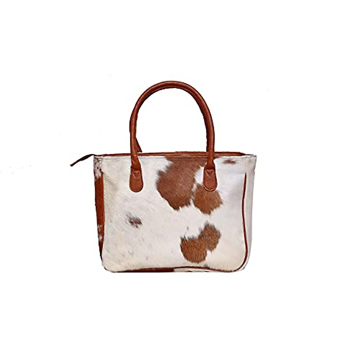 Women's Western Classic Cowhide Tote Bag Shoulder Handbag with Freebie Clutch Shoulder Hand Bag Classical Tote