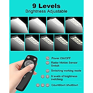 Opkiddle 2 Pack 1200W Solar Powered Street Lights Outdoor Waterproof, 120000 Lumens High Brightness Dusk to Dawn LED Lamp, with Pole, Remote Control, for Yard, Garden, Patio, Stadium, Piazza