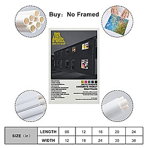 XINYA Arctic Poster Monkeys 505 Favourite Worst Nightmare Poster Album Cover Posters for Room Aesthetic Canvas Wall Art Bedroom Decor 12x18inch(30x45cm)