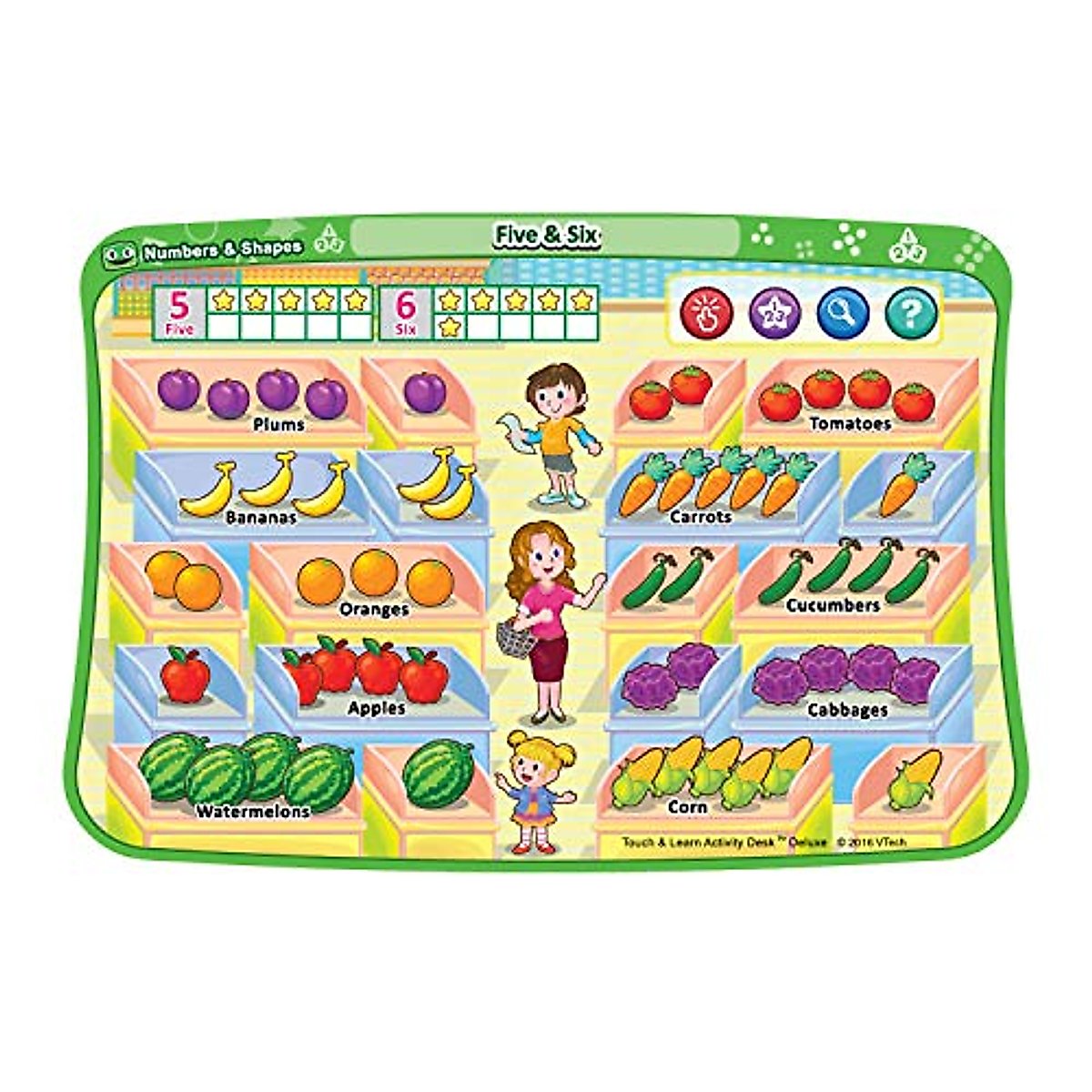 VTech Touch and Learn Activity Desk Deluxe Expansion Pack - Numbers and Shapes