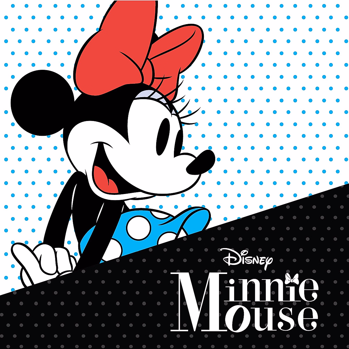 Disney Minnie Mouse 14k Yellow Gold Cutout Silhouette Pendant Necklace, 18"