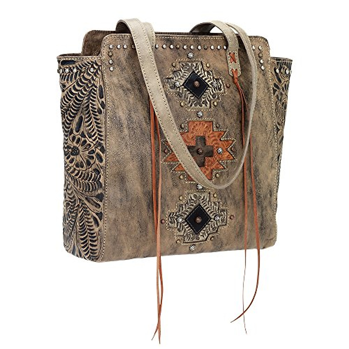 American West Navajo Soul Collection Zip Top Tote One Size