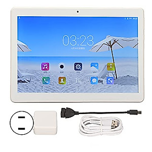 HD Tablet PC, Tablet PC 10.1 Inch Resolution 1280x800 1GB RAM 16GB ROM 100‑240V Aluminum Alloy LCD 8 Core for Playing Video Games (US Plug)