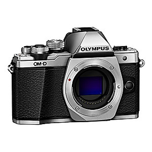 Olympus OM-D E-M10 Mark II Mirrorless Camera (Silver) - Body Only