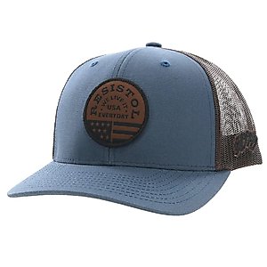 HOOEY Resistol Adjustable Snapback Hat (Blue/Brown)