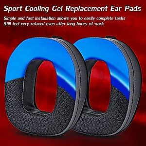 A40 tr Cooling Gel Ear Cushion Earpads Compatible with Astro A40 TR Headset - with Headband I Breathable Mesh by DIMOST