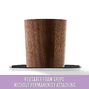 Super Sliders 3 1/2" x 6" Oval Reusable Furniture Sliders for Carpet - Effortless Moving and Surface Protection, Beige (8 Pack)