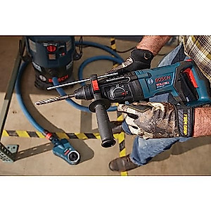 BOSCH GBH18V-26DK25 18V EC Brushless SDS-plus® Bulldog™ 1 In. Rotary Hammer Kit with (2) CORE18V 4 Ah Advanced Power Batteries