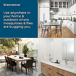 Wondercide - Mosquito and Fly Aerosol Spray - Fly, Gnat, Flying Bug, Mosquito Killer with Natural Essential Oils - Quick Kill for Outdoor and Indoor Areas - Pet and Family Safe - 10 oz - 2 Pack