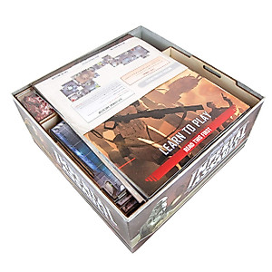 The Broken Token Board Game Organizer - Imperial Assault Compatible Wood Storage Box with Multiple Trays and Dividers