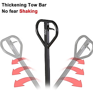 APOLLOLIFT Pallet Jack, 6600-Lb. Capacity Hand Pallet Truck 27" W x 48" L Forks Standard Duty Pallet Jacks