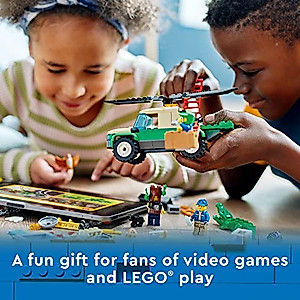 LEGO City Wild Animal Rescue Missions 60353 Interactive Digital Building Toy Set for Kids, Boys, and Girls Ages 6+ (246 Pieces)