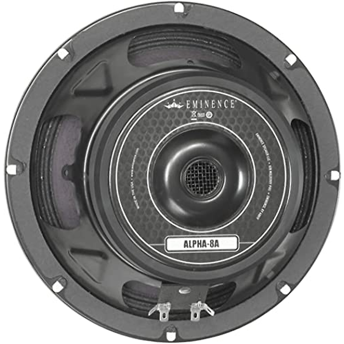 Eminence American Standard Alpha-8A 8" Pro Audio Speaker, 125 Watts at 8 Ohms, Black