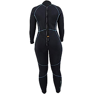 AKONA Womens 7mm Cold Water Full Suit. Quantum Strech Neoprene. Designed to Keep You Warm in The Cold Water for Scuba, Snorkeling, Paddle Boarding, Kayaking, Surfing - 9