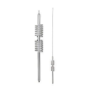 Tram TCT-9 15,000-Watt TramCat Trucker Twin-Coil Aluminum CB Antenna with 42-1/4-Inch Stainless Steel Whip and 9-Inch Shaft