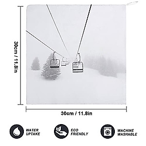 Lurnise Hand Towel Car Hand Towels Dish Towel Lanyard Design for Bathroom Kitchen Sports