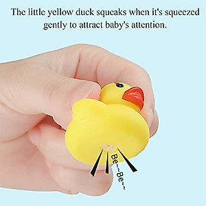 60PCS Rubber Ducks Bath Toys Mini Ducks Float and Fun Squeak for Baby Kids Bath Toy Shower Decorations Birthday Party Carnival Game Gift