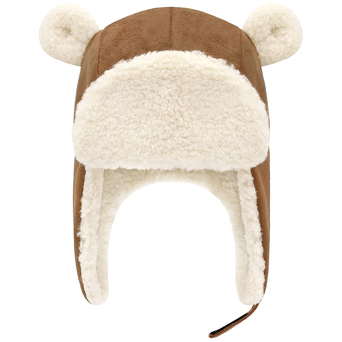 Baby Hat Baby Winter Hats 0-6 Months Baby Boy Hat Baby Boy Winter Hat Sherpa Infant Winter Hat Boy Baby Girl Winter Hat Brown