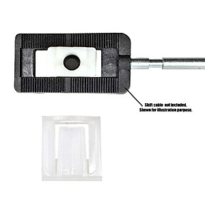 Automatic Transmission SHIFT CABLE Repair Kit/Fix | Plastic Bushing 14908 - Transmission Shift Cable Bushing Repair Kit Clip for Select: Ford/Lincoln/Mercury Models