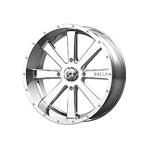 MSA OFFROAD WHEELS M34 Flash 22" Inch 4x137 Wheel Rim 22x7 +0mm Chrome