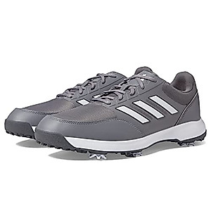 adidas Men's TECH Response 3.0 Golf Shoe, Grey Four/FTWR White/Grey Three, 10