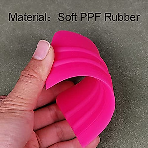 Gebildet PPF Squeegee Soft Silicone Rubber Scraper,Vinyl Wrap and Window Tint Windshield Glass Cleaning Squeege,Anti-Scratch TPU Coating Scraper for Car Vinyl Paint Protection Film Installation