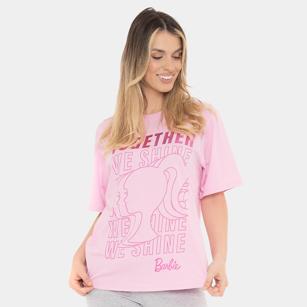 Barbie T Shirt Women Cotton Ladies Tshirt | Womens Summer Clothes | Pink L