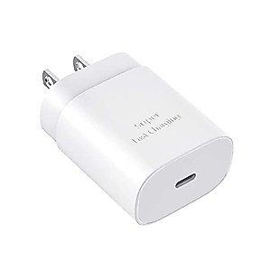 Fast Type C Charger,USB C Charger Block, Fast Samsung Charger Type C Fast Wall Charger 25W PD Adapter Plug Block for Samsung Galaxy S21/S21+/S21Ultra/Z Fold 3/Z Flip 3/Note 20/iPhone 13/13 Pro/12/iPad